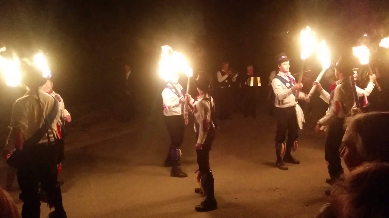 Great Western Morris fire stick dance - YouTube