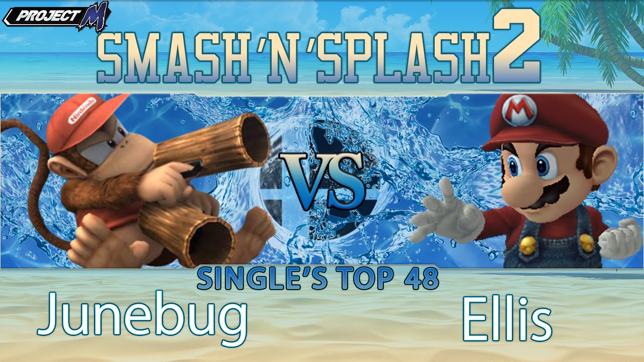 VGz | Junebug (Diddy) vs. Ellis (Mario) - Smash'N'Splash 2 Singles ...