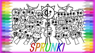 Incredibox Sprunki New Big Coloring Pages How To Color All Original ...