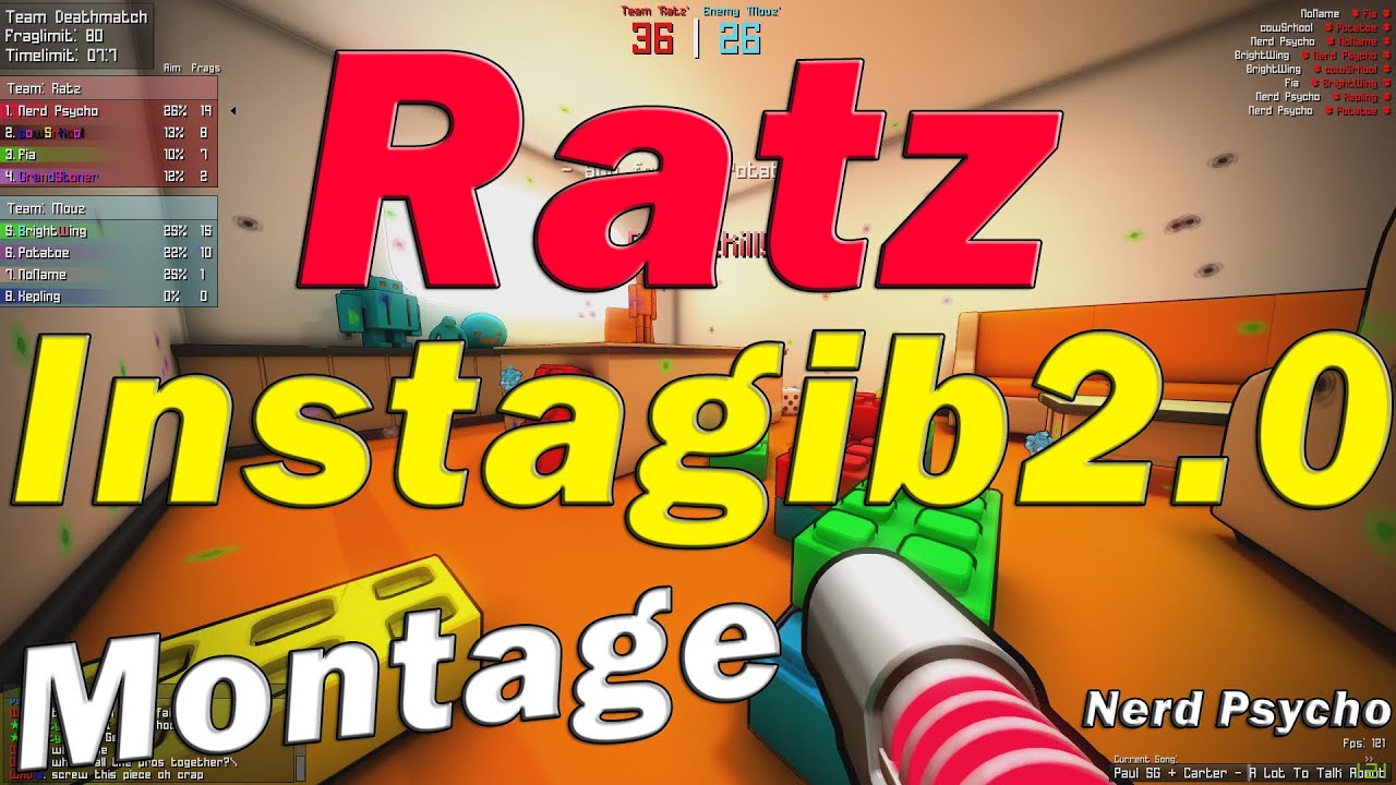 A Ratz Instagib 2.0 Montage! (Nerd Psycho) - YouTube