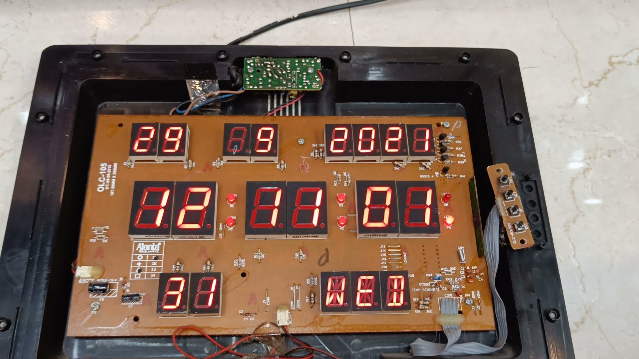 Ajanta Digital Clock Time Configuration If Push Button Not Working Ajanta Digital Clock Time Configuration If Push Button Not Working