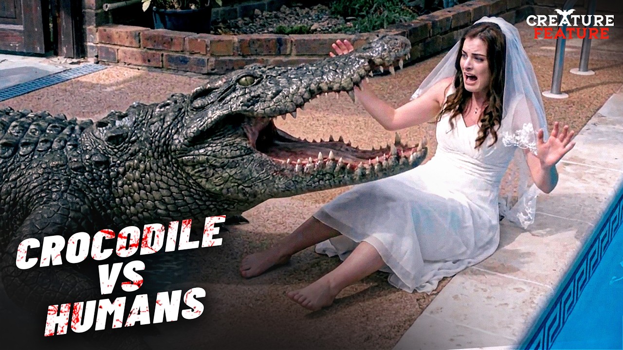Crocodile vs Humans | Hollywood Horror Movie Hindi Dubbed CROC! Movie ...