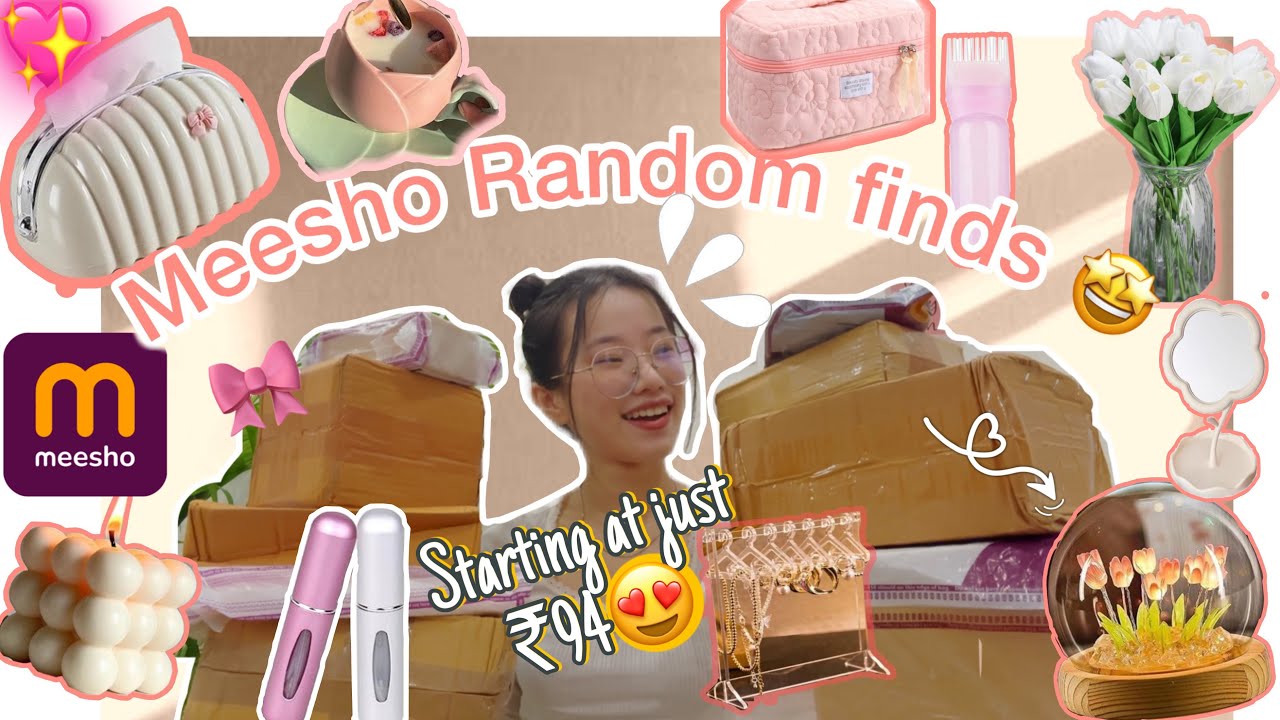 Meesho Randon “Cute”finds😍🤩|| starting at just ₹93🌷🤩|| #meesho # ...