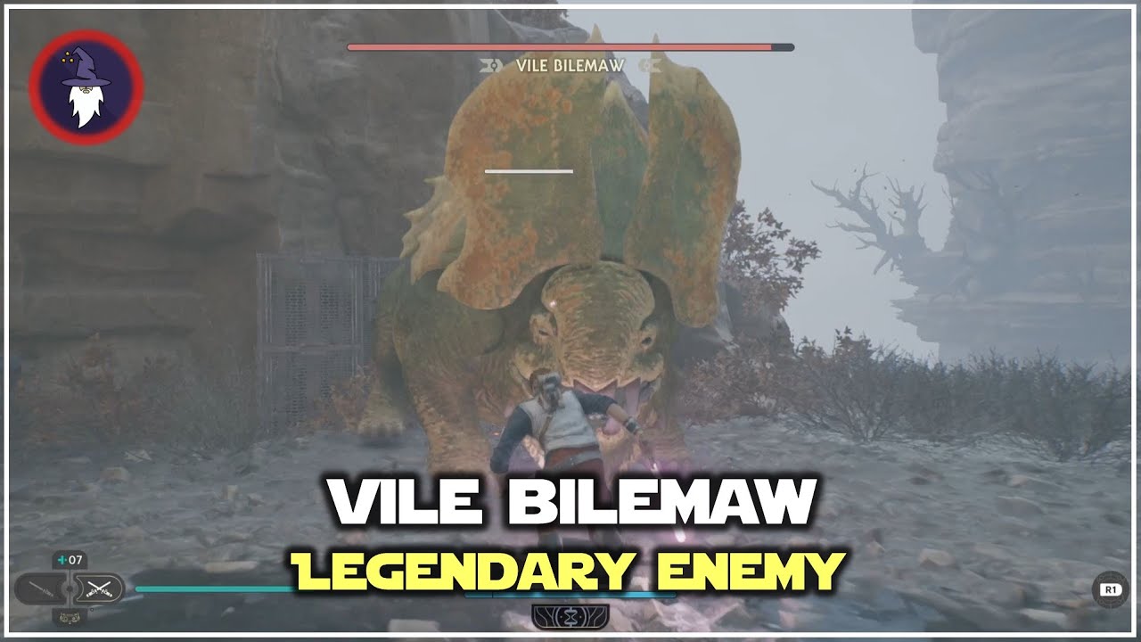 STAR WARS JEDI SURVIVOR | VILE BILEMAW - LEGENDARY ENEMY [LOCATION ...