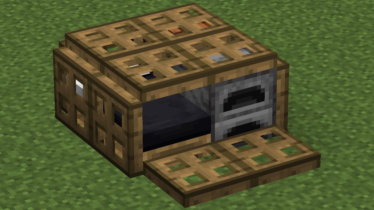 Trapdoor House in Minecraft - YouTube