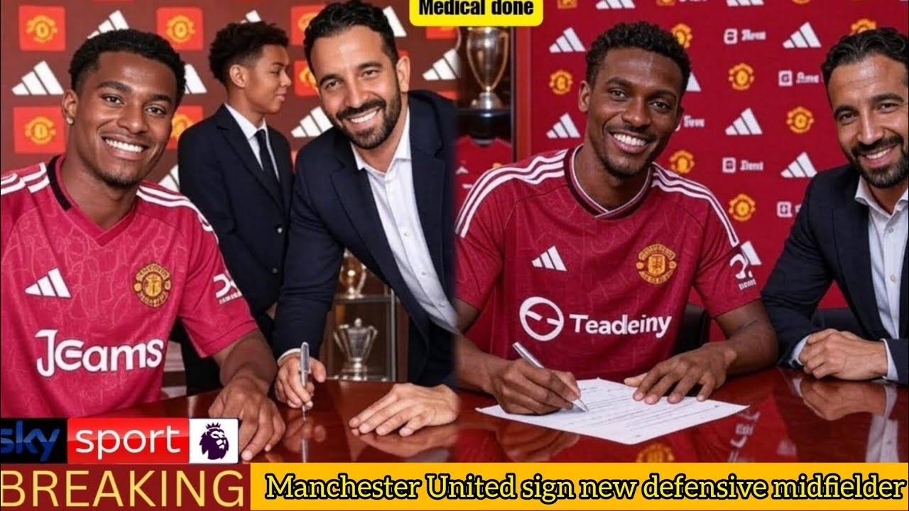 🚨 MANCHESTER UNITED LAND £43M MIDFIELD ENFORCER TO TRANSFORM MANCHESTER ...