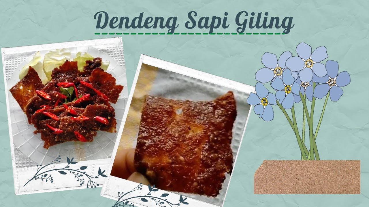 Dendeng Sapi Giling? Ngga dijemur? - YouTube
