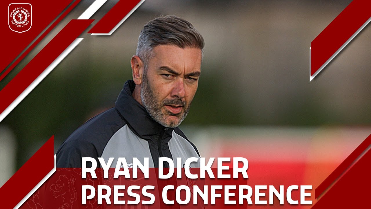 PRESS CONFERENCE | Ryan Dicker Previews Wrexham - YouTube