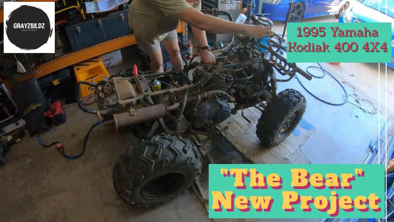 25 year old ATV restoration project- "The BEAR" Ep 1- 1995 Yamaha ...