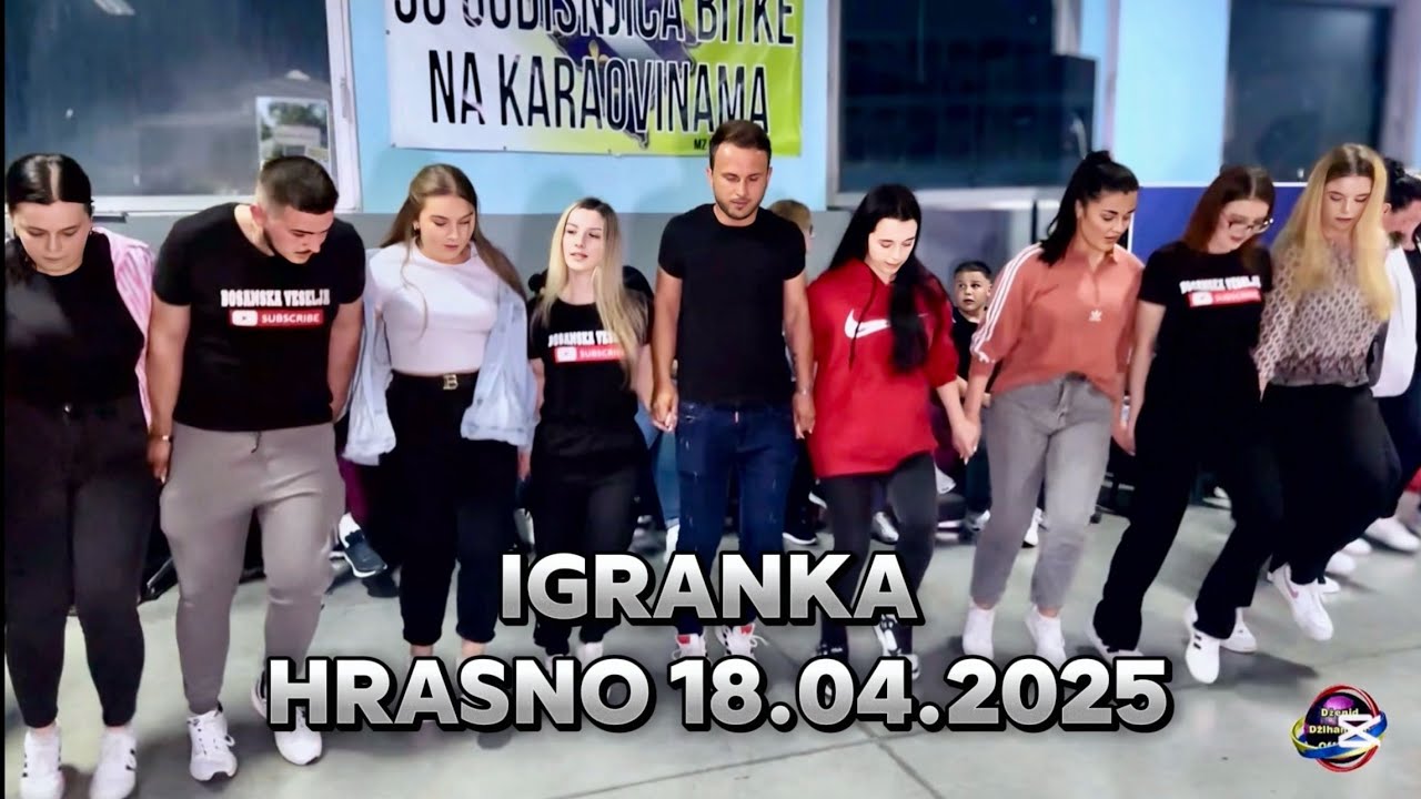 Svi su igraci na nogama igranka Hrasno(18.04.2025) Haso Brkic - YouTube