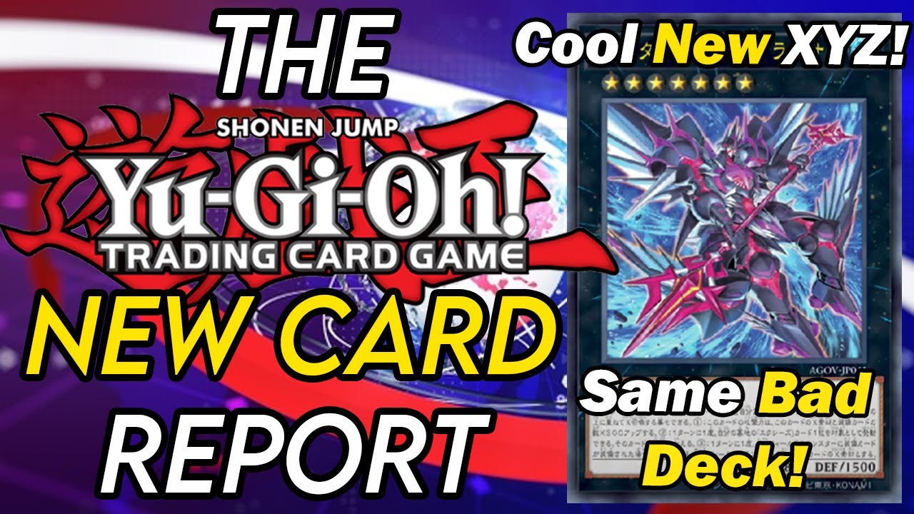 Yugioh New Card Report: Oh WOW The Bad Cards From AGOV! - YouTube