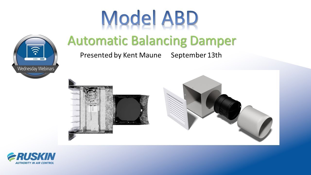 Automatic Balancing Damper Solution Webinar - YouTube