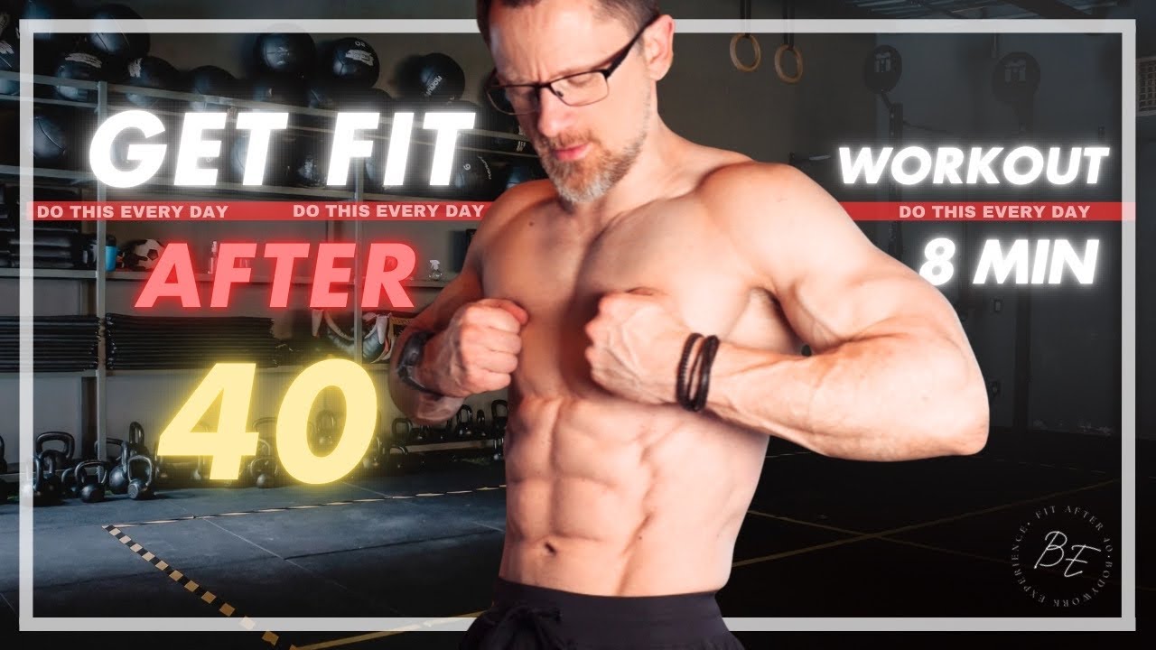 Get Fit After 40 🍏 8 MIN 6 Pack ABS and Push Ups Workout || S2 E9 - YouTube