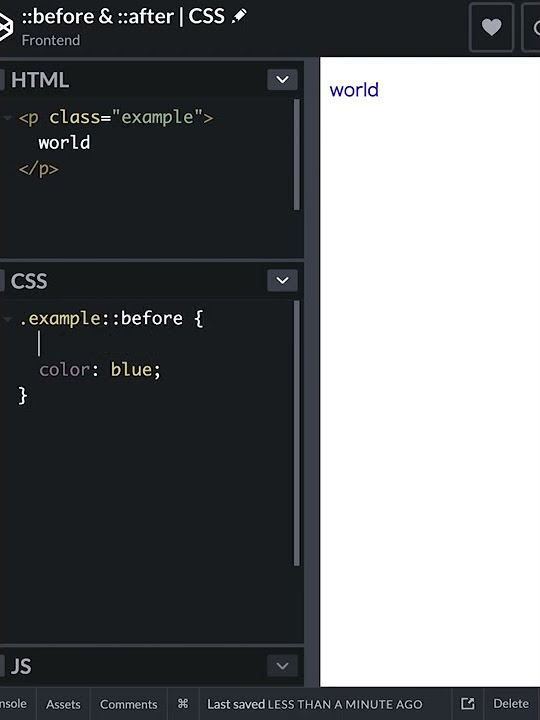 6 Before And After Pseudo Elements Css Frontend Take It Easy Shorts Youtube