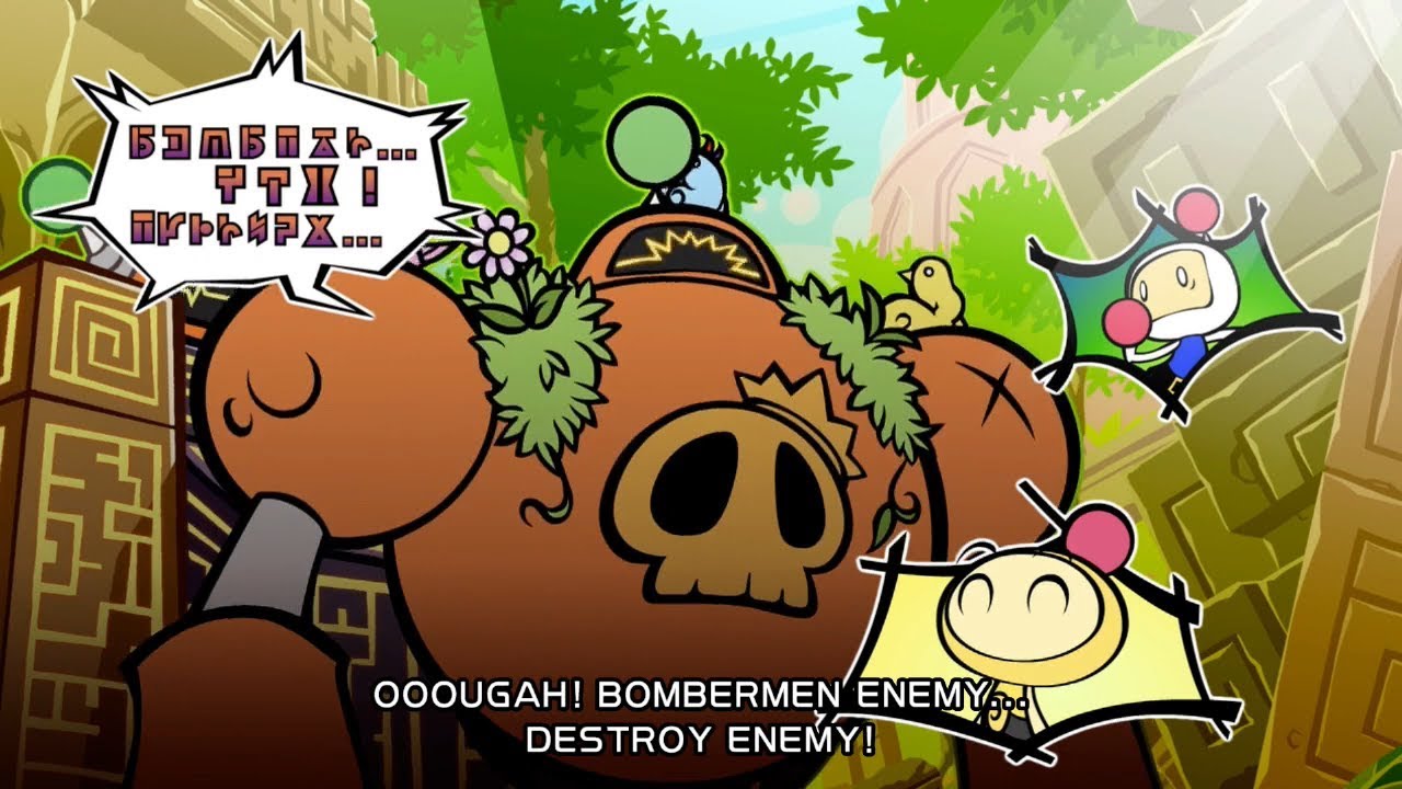 Super Bomberman R: Story Mode: Planet Timbertree 9-10 (Golem Bomber ...