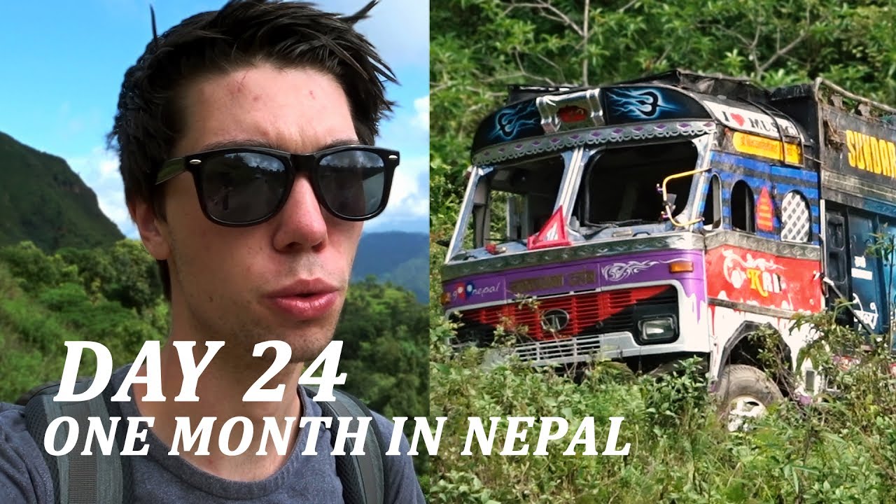 THE BUS FELL DOWN THE MOUNTAIN — One Month in Nepal // Day 24 - YouTube
