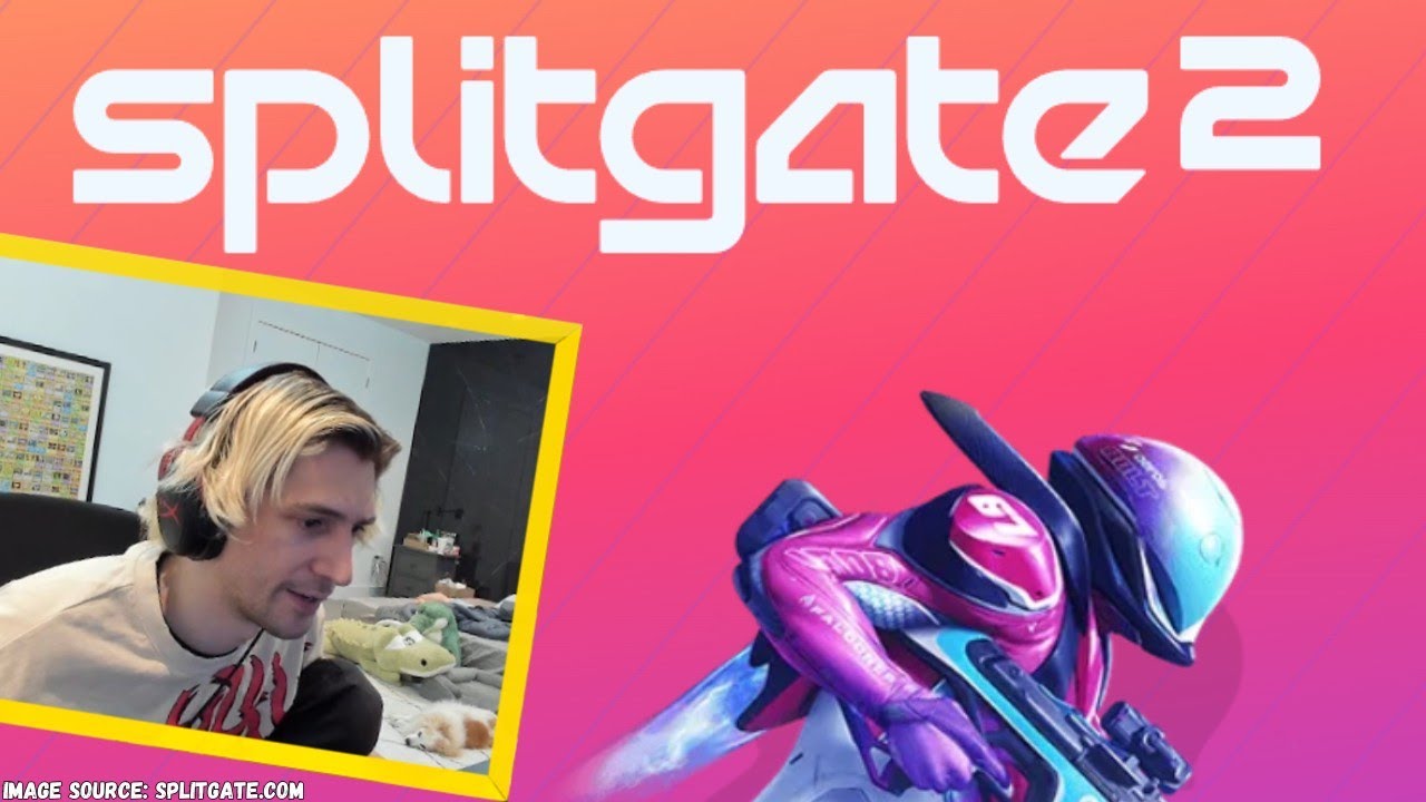 XQC's First Game on Splitgate 2 - YouTube