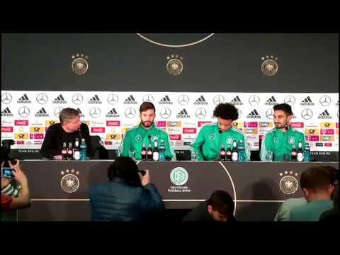 DFB PK mit Ilkay Gündogan, Leroy Sane & Marvin Plattenhardt 25.03.18