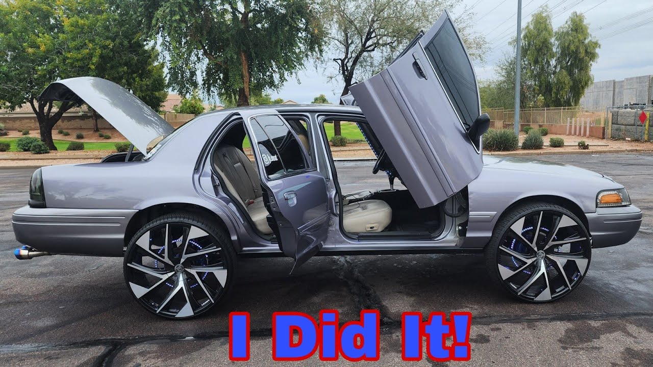 I Had To Redo My Lambo Doors On The Crown Vic. 😤 - YouTube