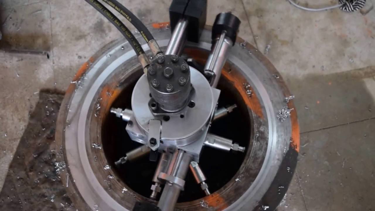 Flange Facing Machine - YouTube