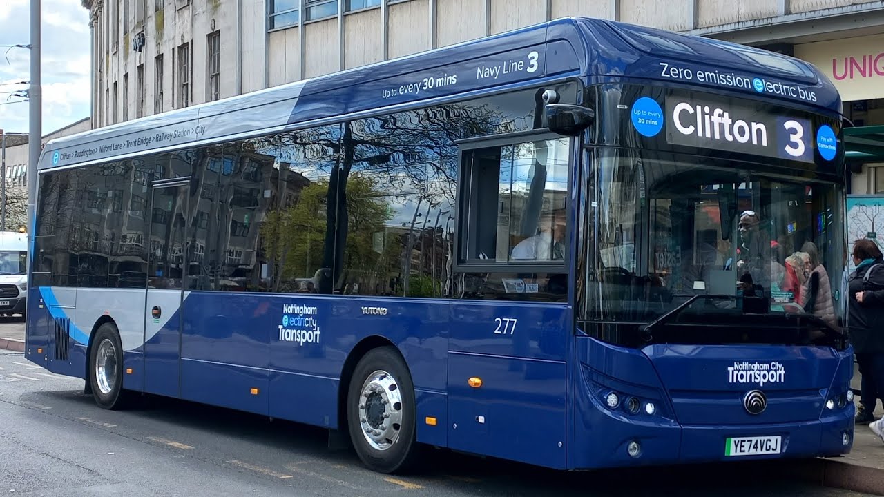 NCTX Buses 277 (YE74 VGJ) | Yutong E10 | Navy Line 3 - YouTube