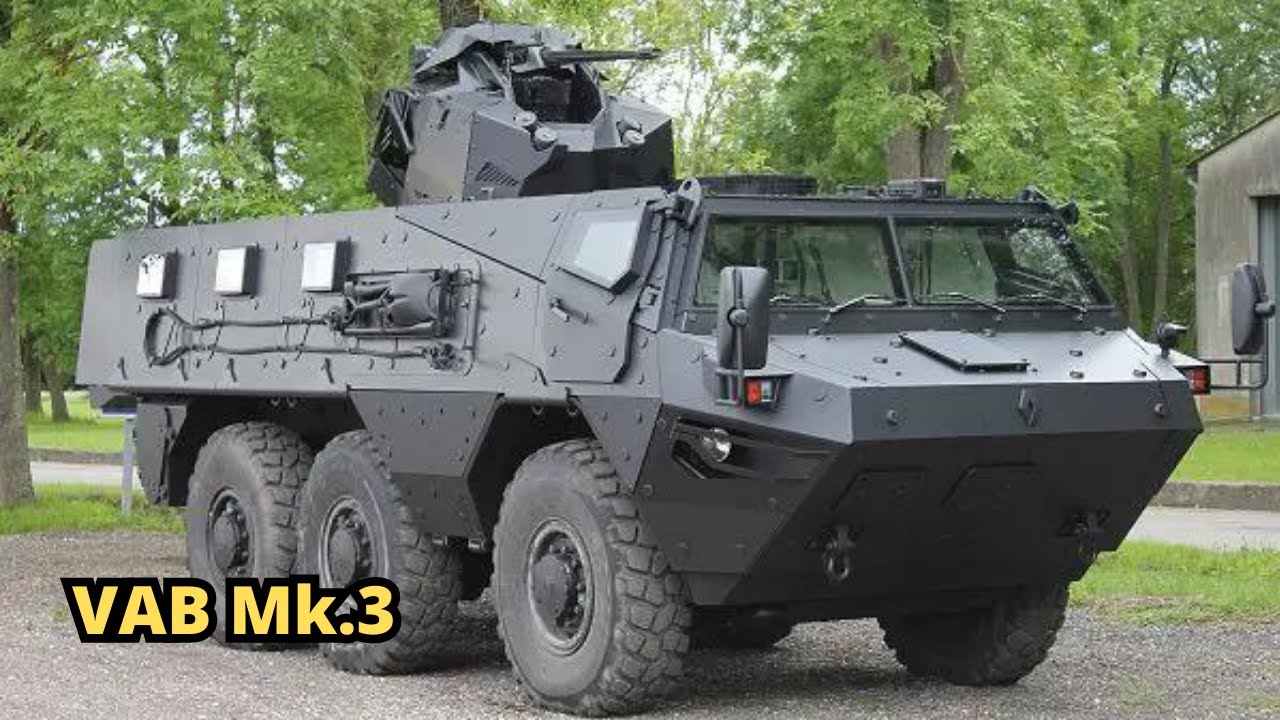 VAB Mk 3 Armored personnel carrier - YouTube