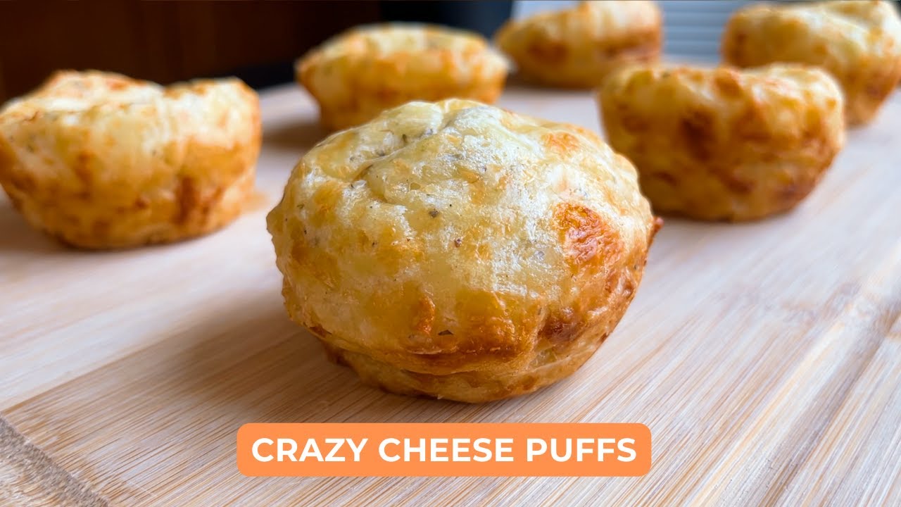 Crazy Cheese Puff Snack Recipe | Crunchy on the outside, soft and chewy ...