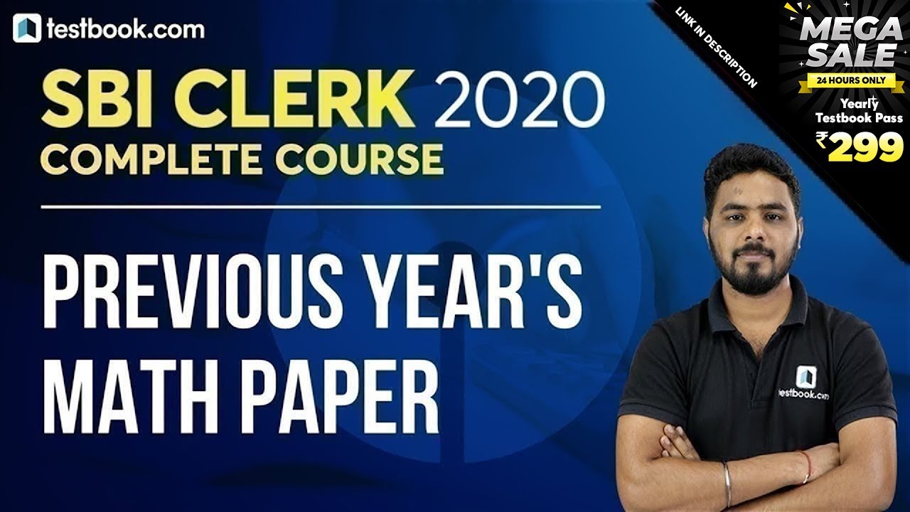 SBI Clerk 2020 | Math Questions from SBI Clerk Previous Year Question Paper | Quant by Sumit Sir ...