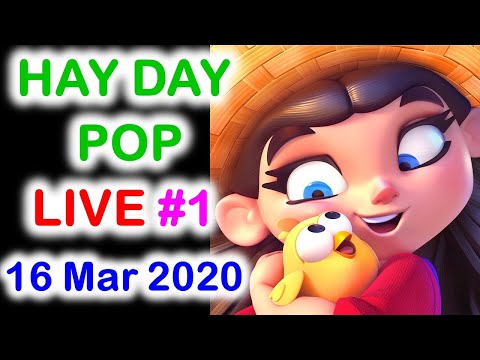 Hay Day Pop LIVE! NEW Supercell Game 2020! 1st Stream! DLive Featured Stream!