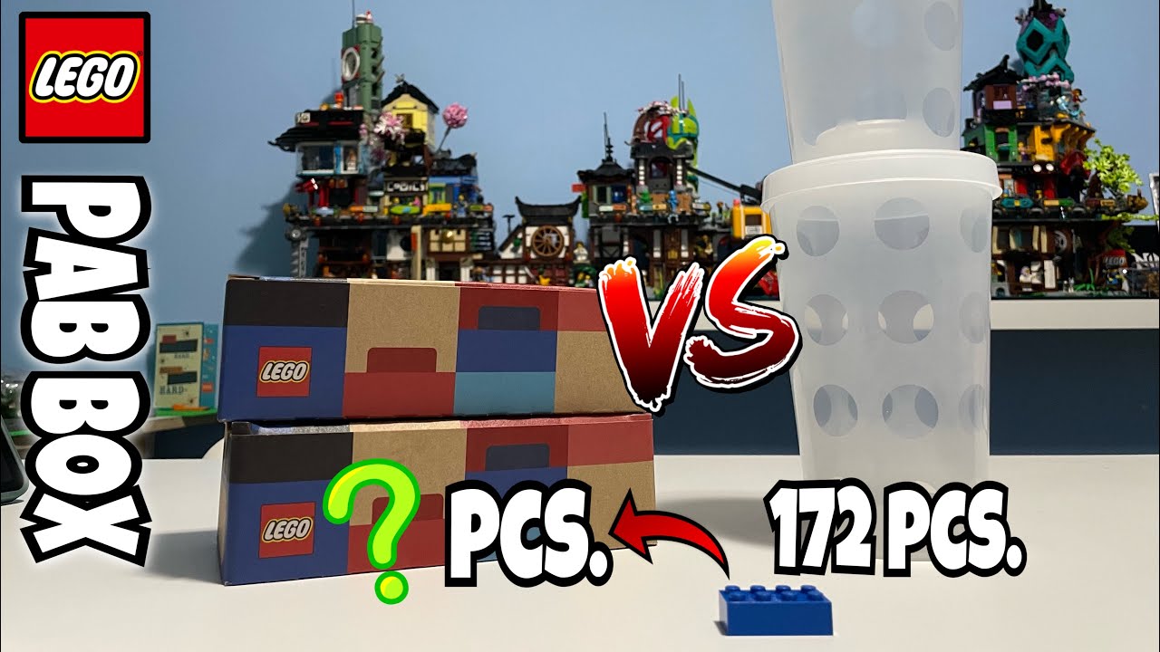 Lego PAB Cup vs NEW Box | How to pack Lego Pick-A-Brick Box - YouTube
