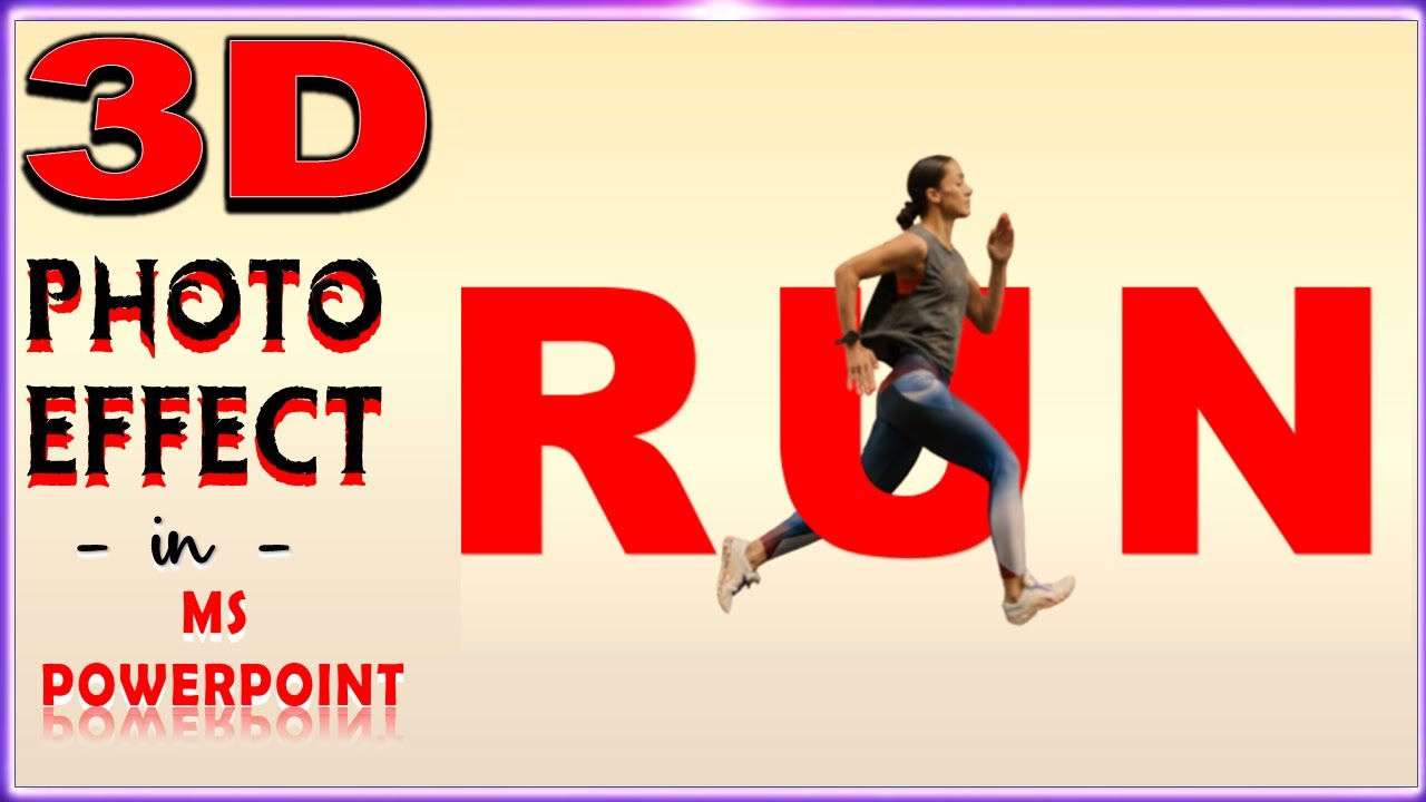 HOW TO MAKE 3D POP-OUT COOL PHOTO EFFECT IN MS POWERPOINT II 3-D PHOTO ...