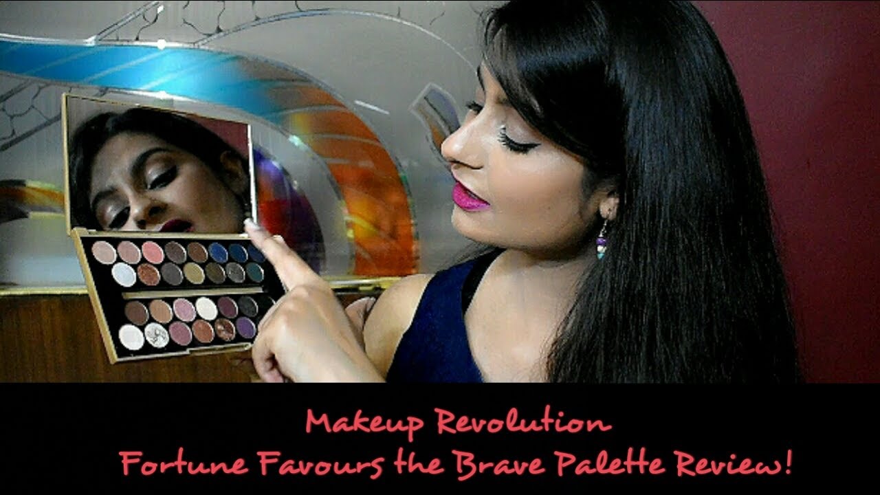 Make Revolution Fortune Favours the Brave Palette Swatches and Review ...