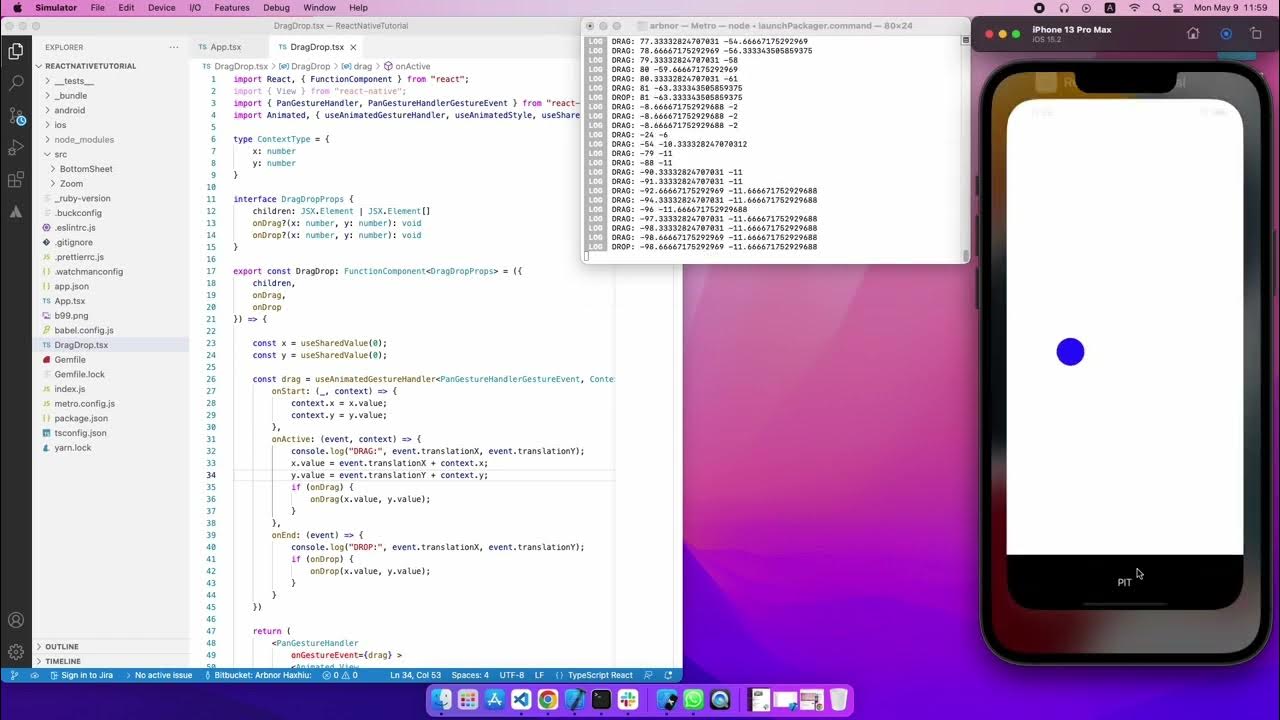 React Native - Create Drag and Drop Component - YouTube