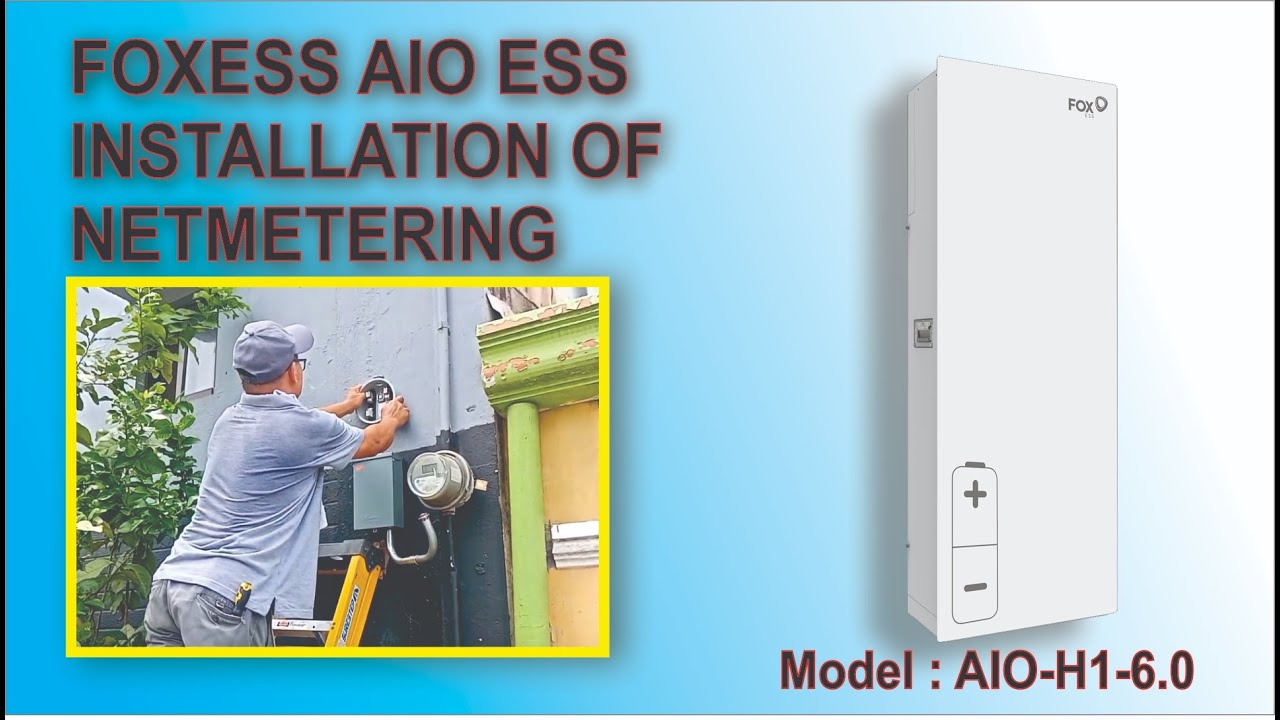 EP5 - Installation of Netmetring and Wiring of EPS load w/ Foxess AIO @ Montalban, Rizal - YouTube