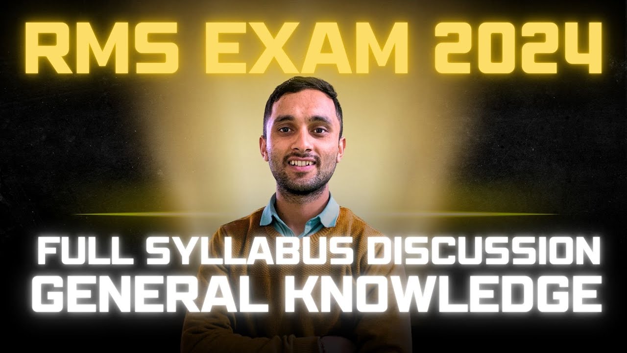 RMS EXAM 2024 FULL SYLLABUS DISCUSSION GENERAL KNOWLEDGE #rmsclass9 # ...