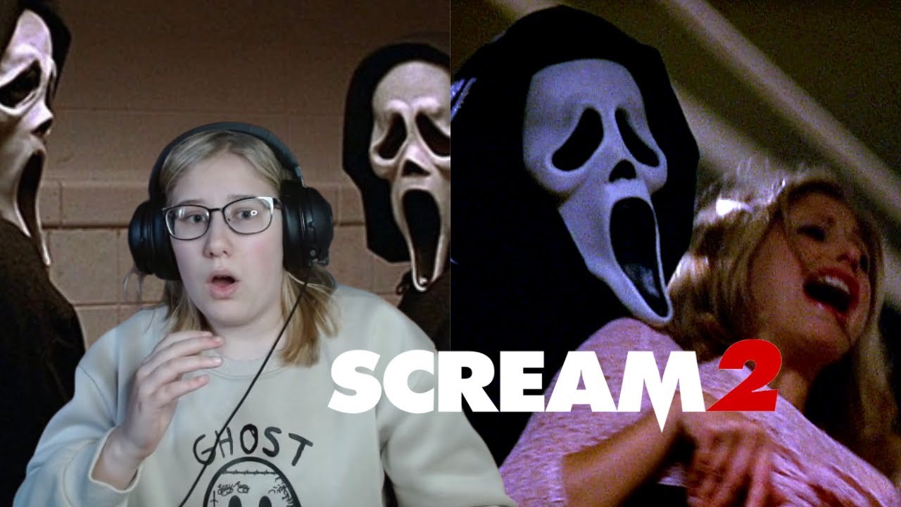 There are so MANY Ghost faces!! (Scream 2) - YouTube