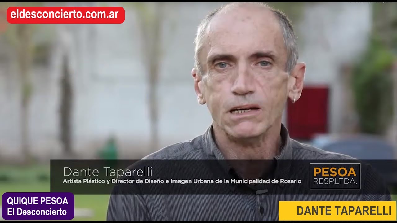 Dante Taparelli El Desconcierto 09 09 2023 cultura rosario - YouTube