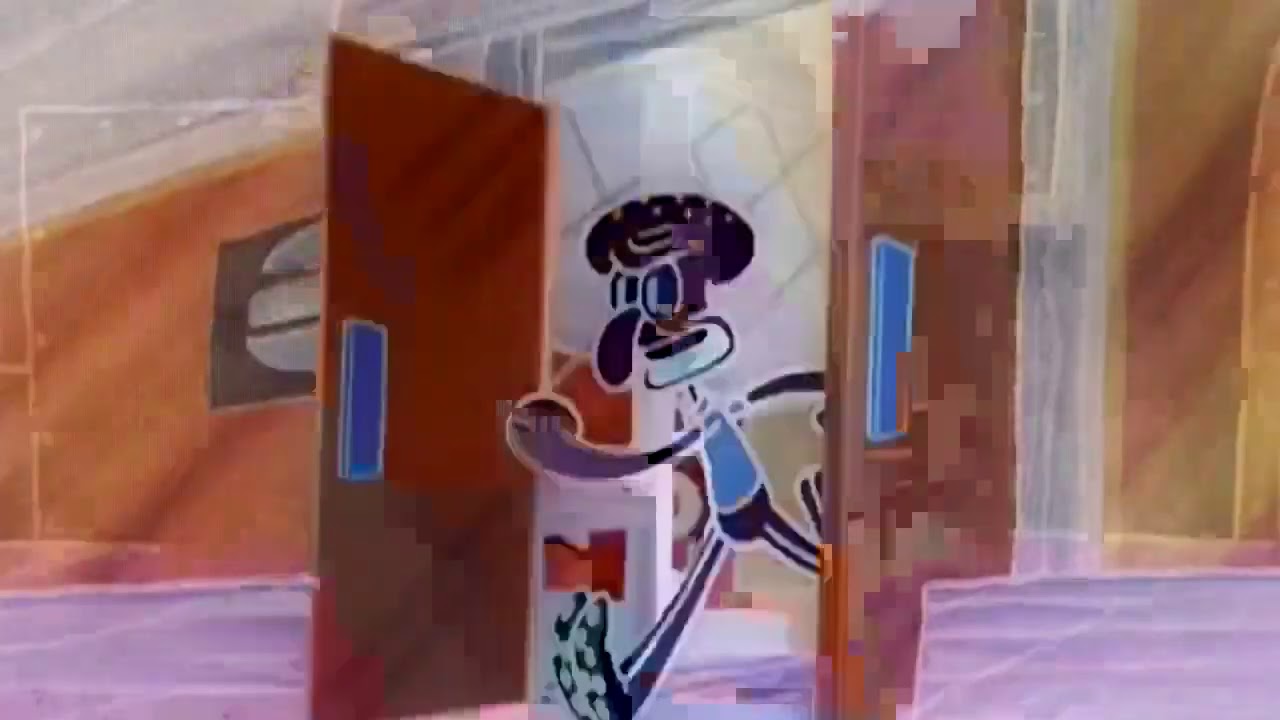 Spongebob squarepants squid’s day off colorful - YouTube