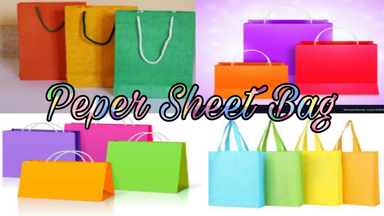 How To Make Diy Peper Bag / Home Made Crafts - YouTube