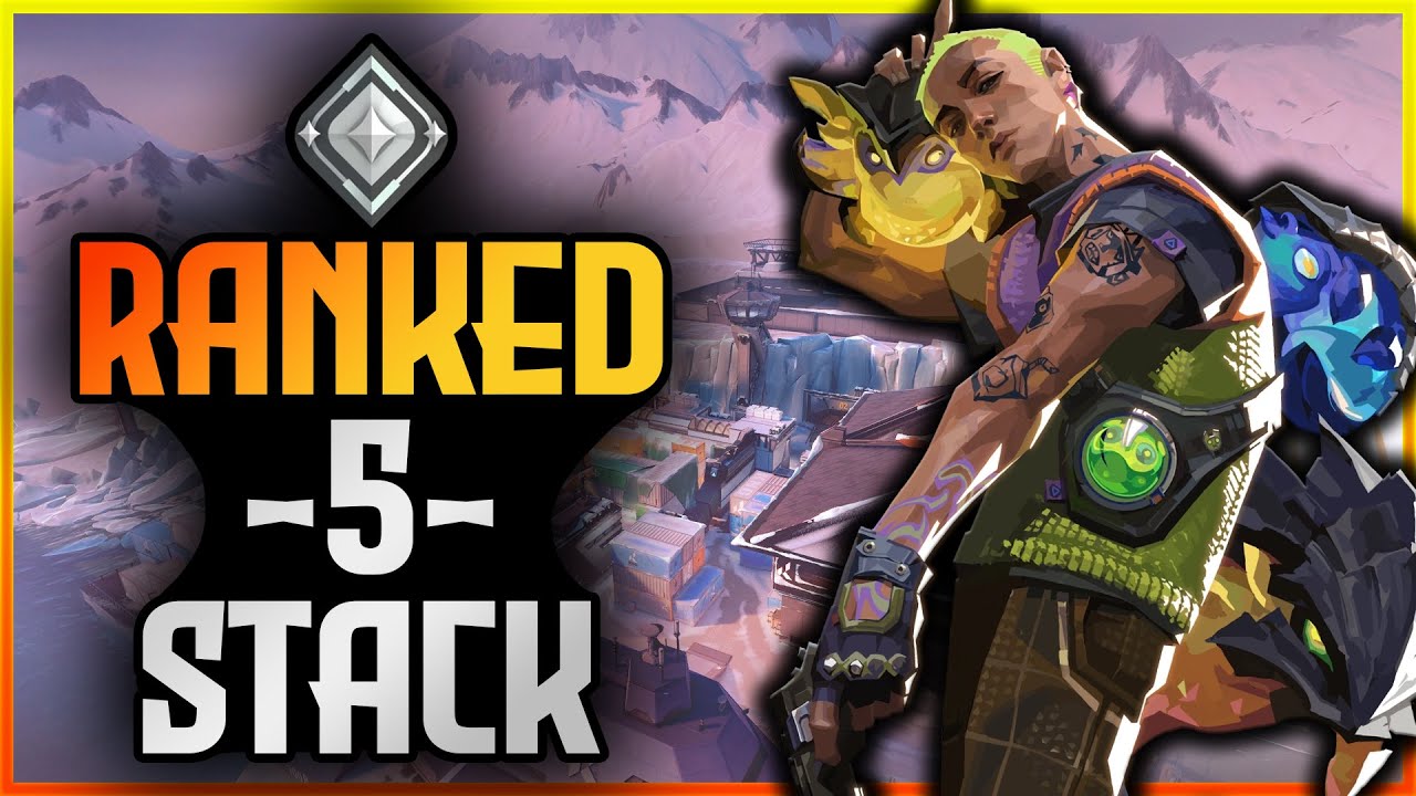 5 Stacking Valorant Ranked With Da Homies - YouTube
