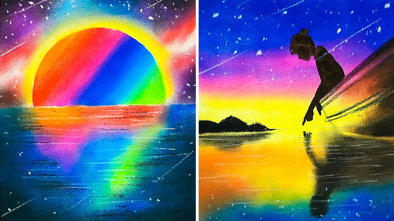 12 Easy Yet Cool Drawing Tricks || Tutorial Drawing - YouTube