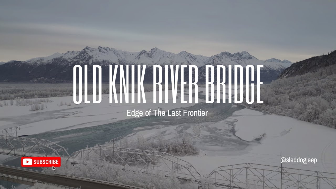 Historic Old Knik River Bridge from Above | Alaska Drone Footage - YouTube