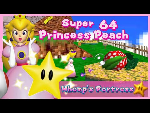♡Super Princess Peach 64 - Part 2 (Whomp's Fortress)♡ - YouTube