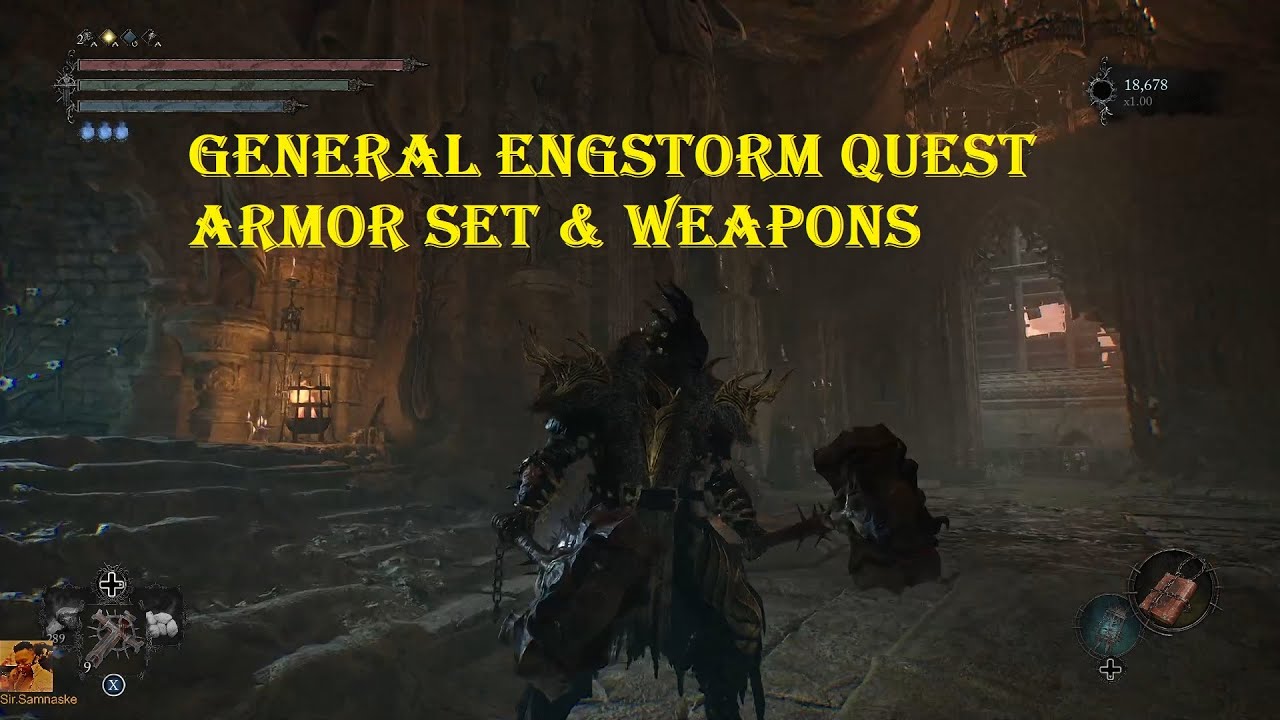 Lords of the Fallen - General Engstorm Armor Set & Weapons Full Guide ...