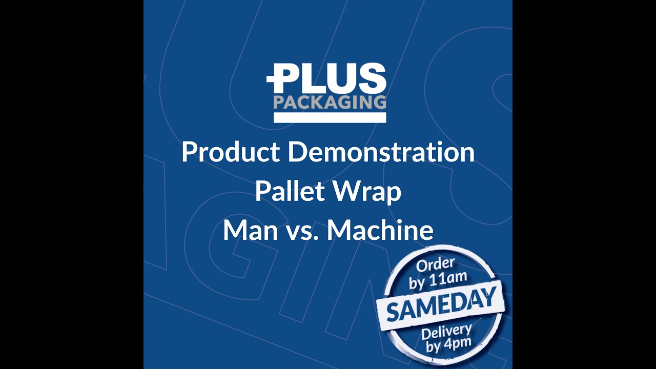 Pallet Wrap - Man vs. Machine - YouTube