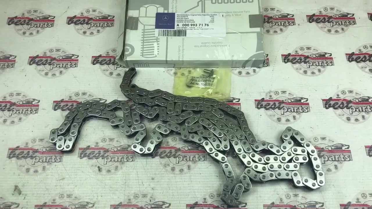 A0009937176 Цепь ГРМ Mercedes M642 - YouTube