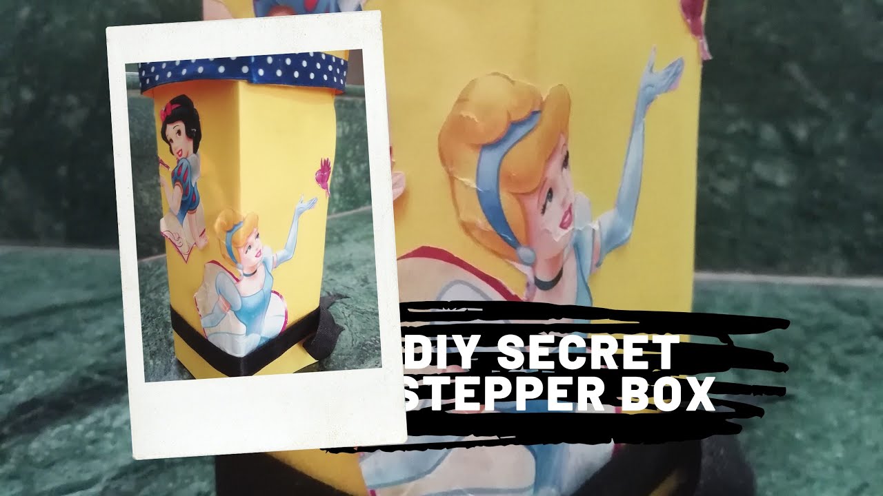 How to make Origami - Secret Stepper Box 🗃 Cute Organizer | Paper Craft ...