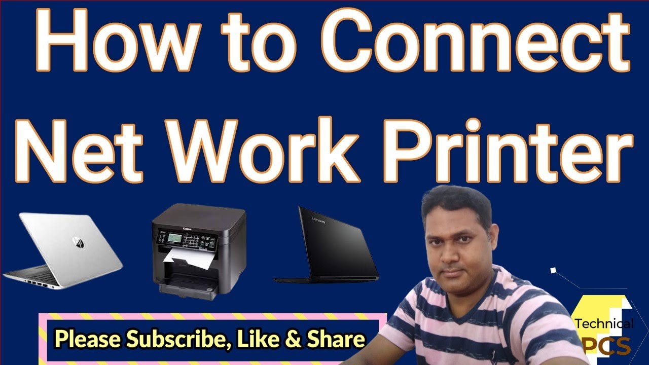 How To Configure a Shared Network Printer in Windows 7, 8, or 10 in Hindi | How To Connect ...