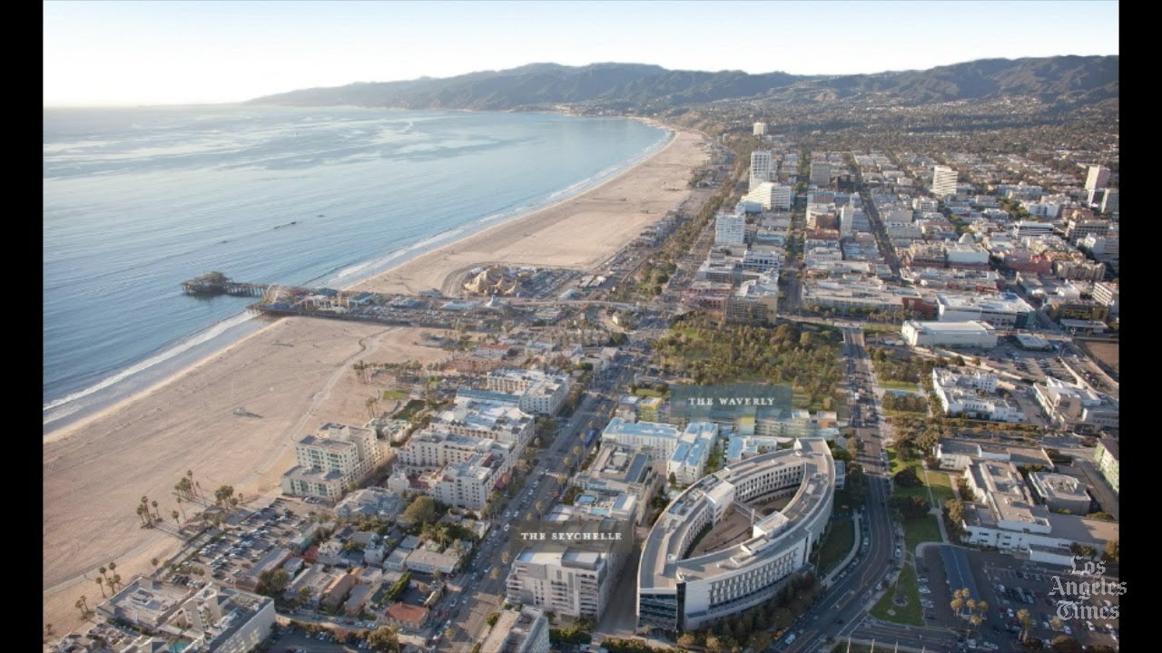 Downtown Santa Monica civic center area gets a makeover - YouTube