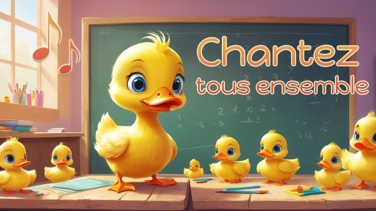 Quack, le petit canard jaune - Une chanson joyeuse pour enfants à ...